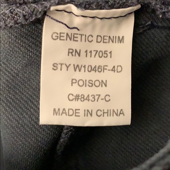 Genetic Denim | Jeans | Genetic Denim Poison Twig Jeans 27 | Poshmark